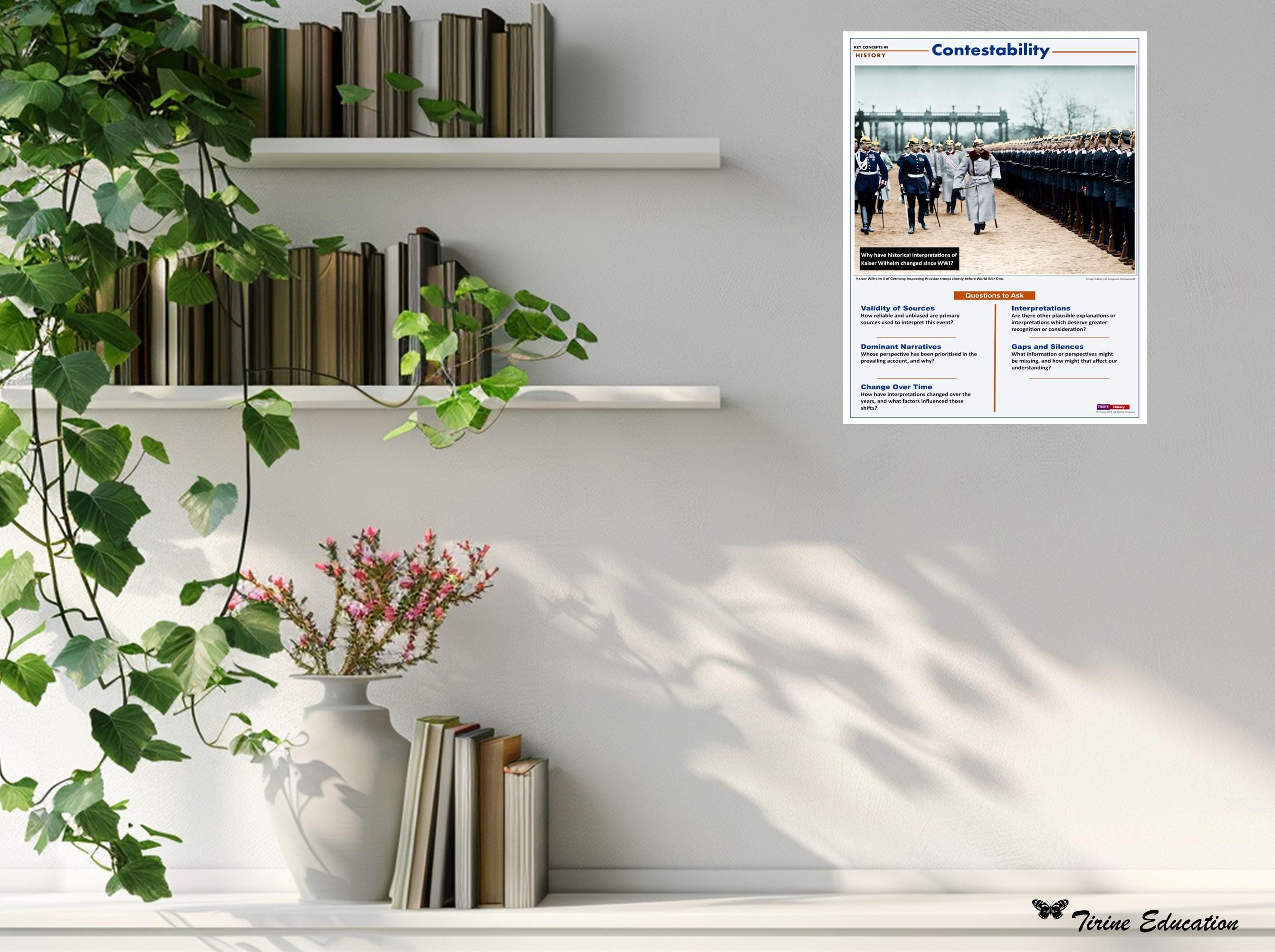 History Classroom Poster - Understanding Continuity and Change ...