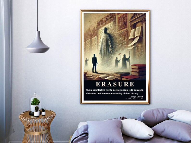 History Quote Poster, Printable, Digital, George Orwell, Middle or High ...