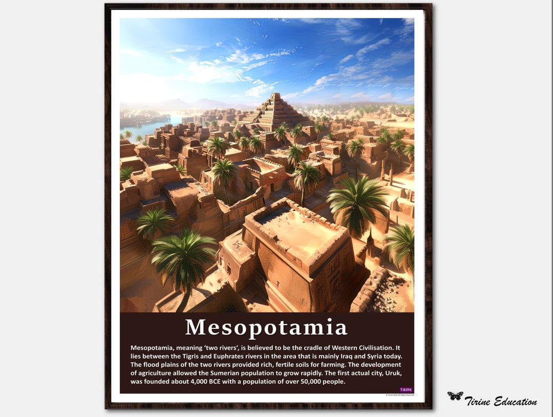 Ancient Civilisation Classroom Poster, Mesopotamia, Ancient History ...