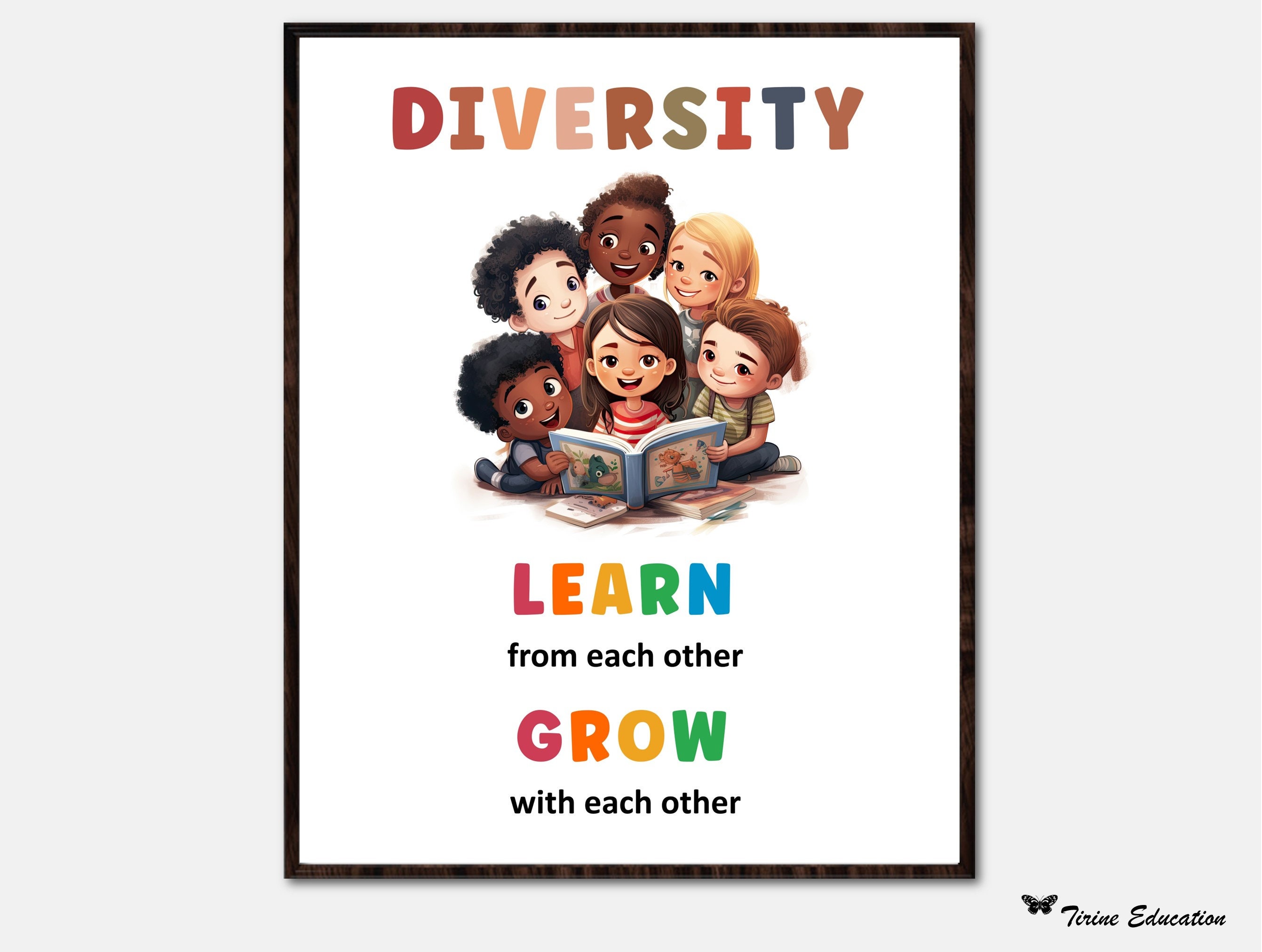 Diversity and Inclusion 8 Poster Set, Classroom Inclusiveness Posters ...