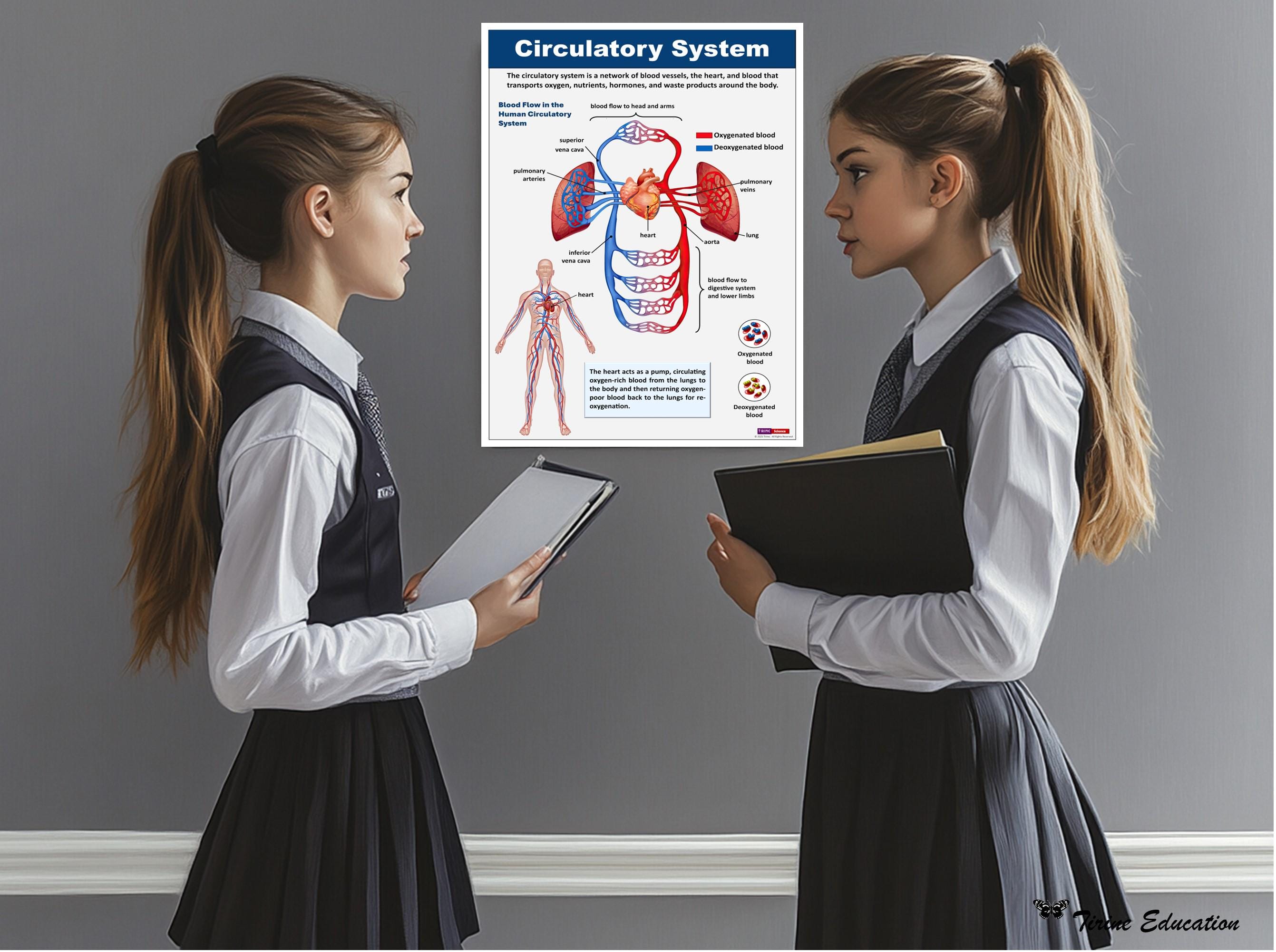 Circulatory System Classroom Poster – Engaging Biology Science ...