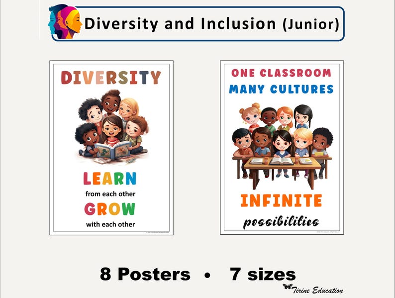 Diversity and Inclusion Classroom Posters: Positive Affirmations ...