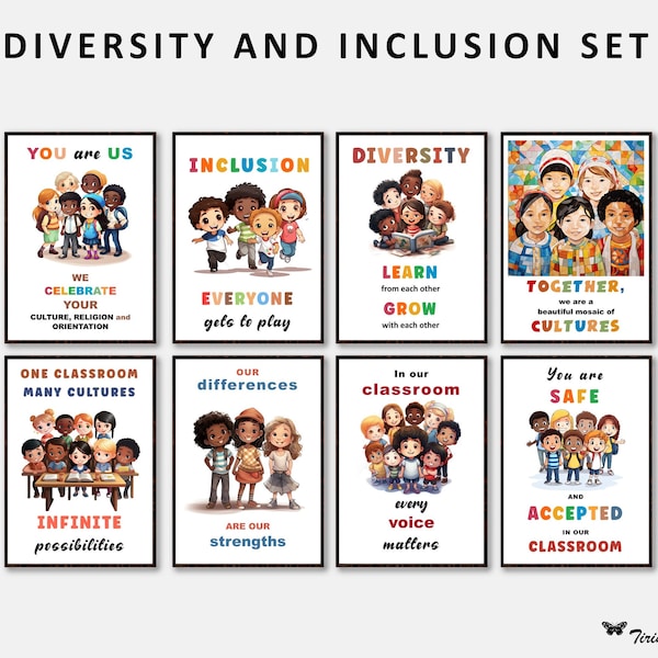 Diversity Poster for Classroom - Etsy