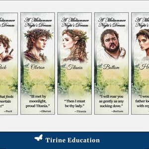 A Midsummer Night's Dream Character Study Cards – Assign, Engage ...