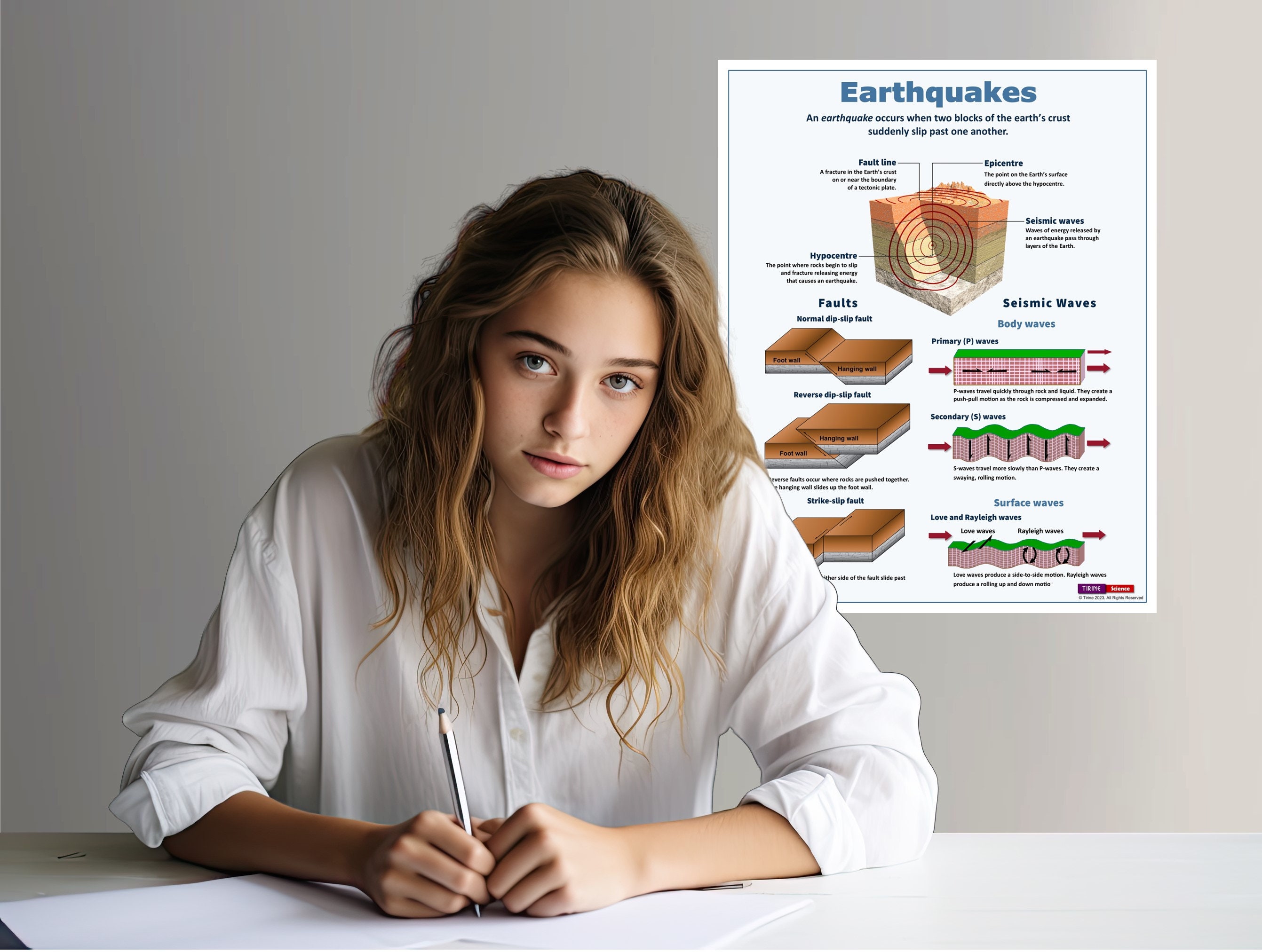 Earthquakes Earth Science Poster, Classroom Poster, Educational Poster ...