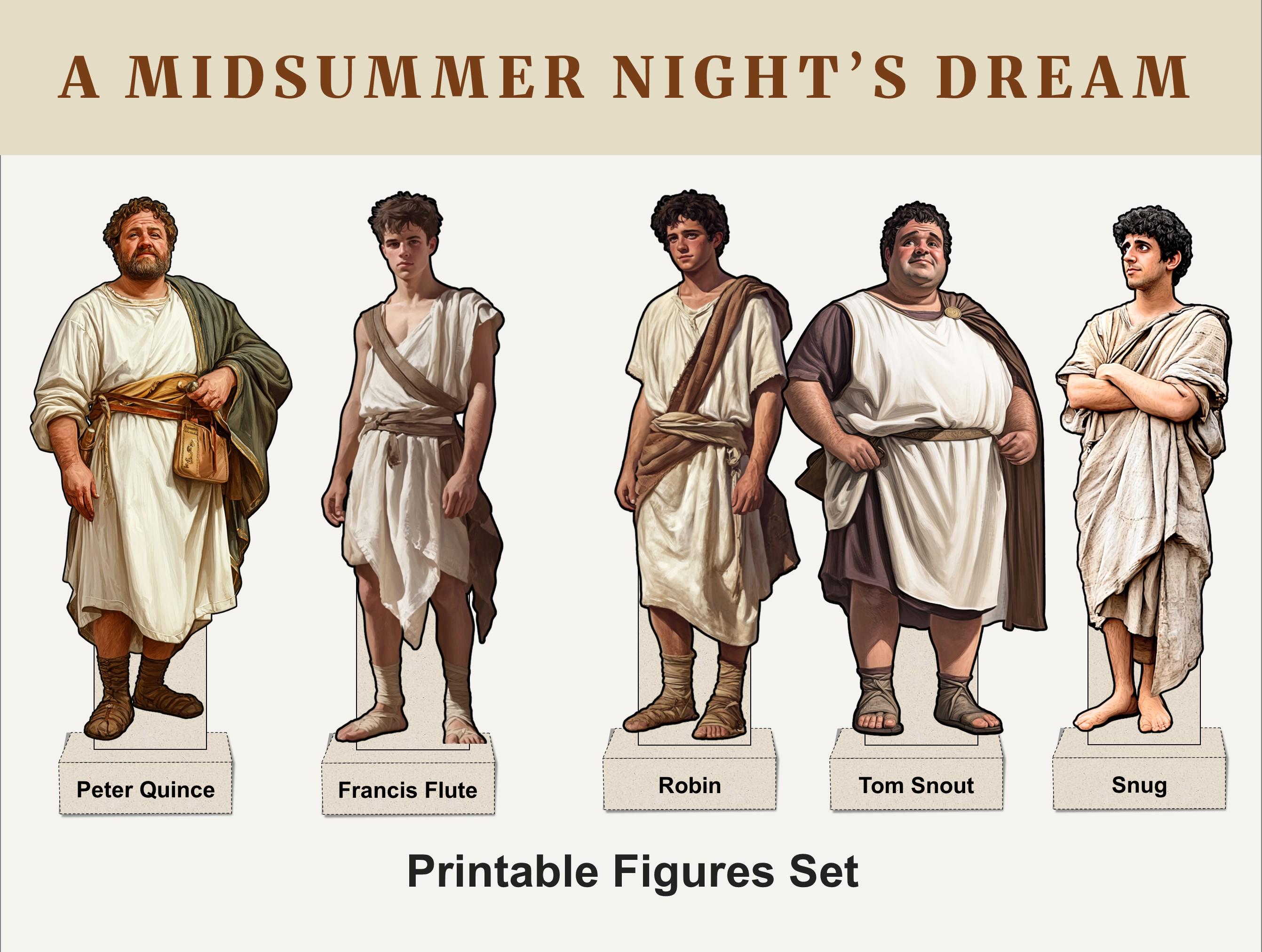 A Midsummer Night's Dream Character Figures: Shakespeare Studies ...