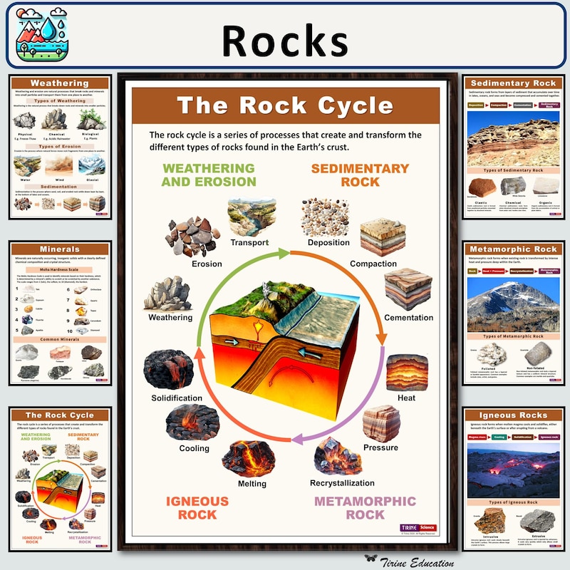 Rock Cycle Poster - Etsy