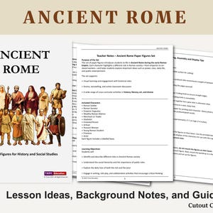 Ancient Rome Cutout Figures, Classroom Teaching Resource, Printable ...