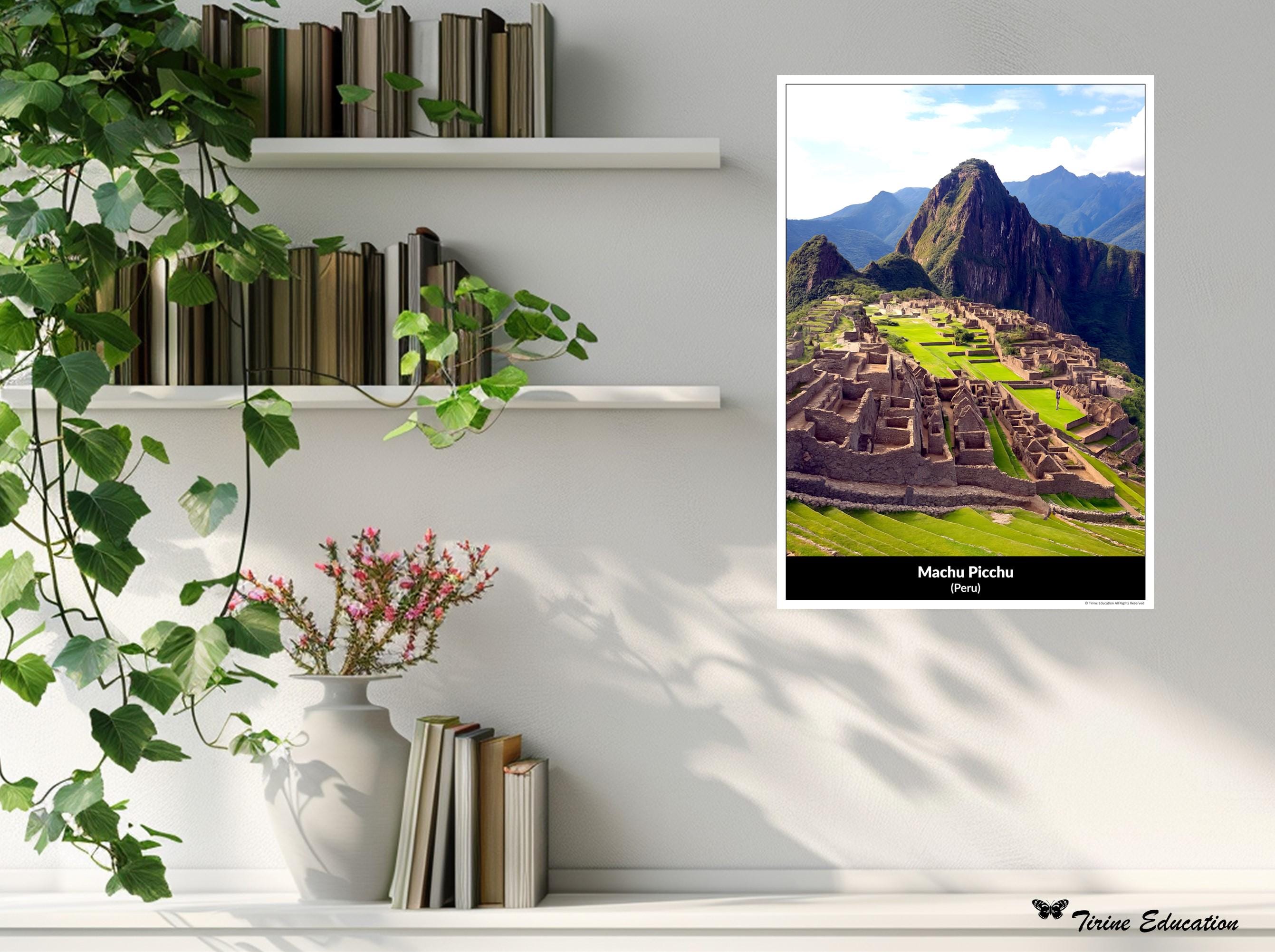 7 Wonders of the World Poster Set: Educational Classroom Art (digital ...