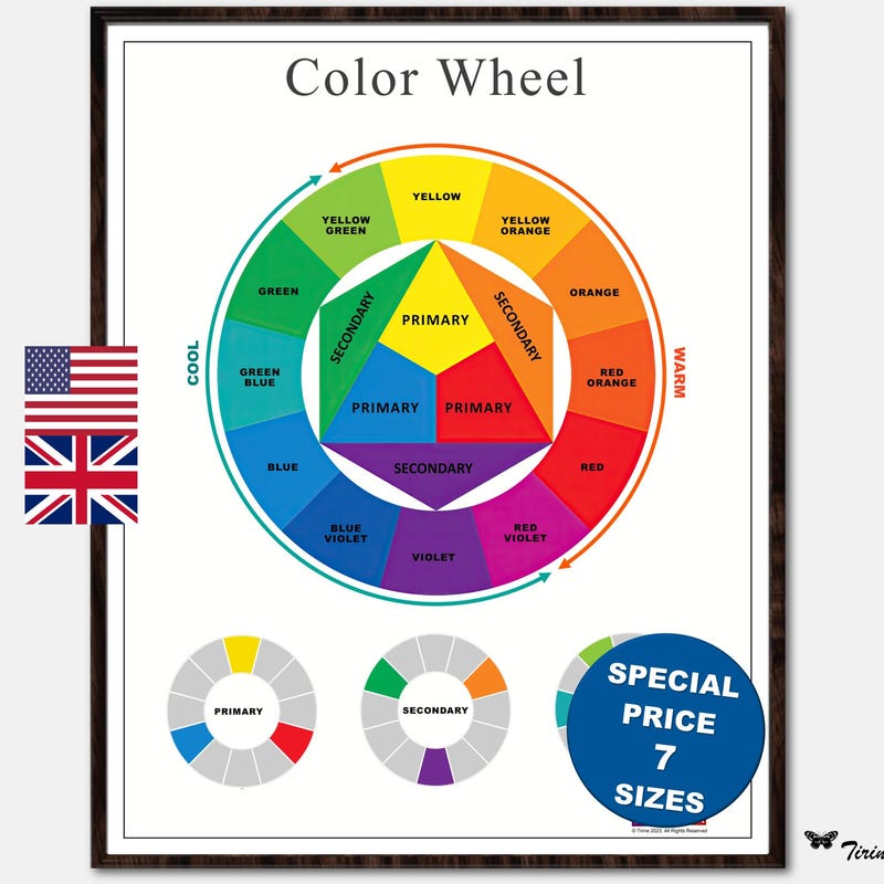 Color Wheel Print - Etsy
