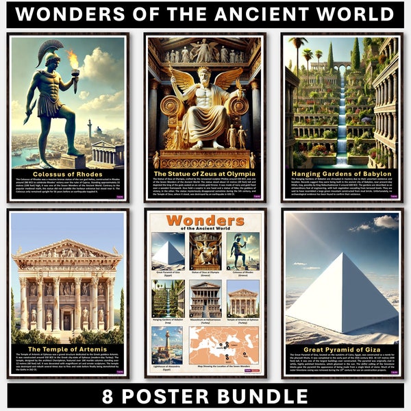 Wonders of the World - Etsy