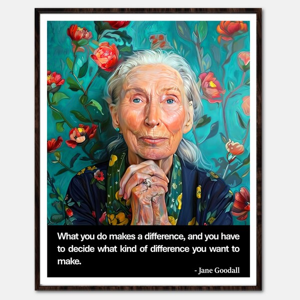 Jane Goodall Quotes - Etsy