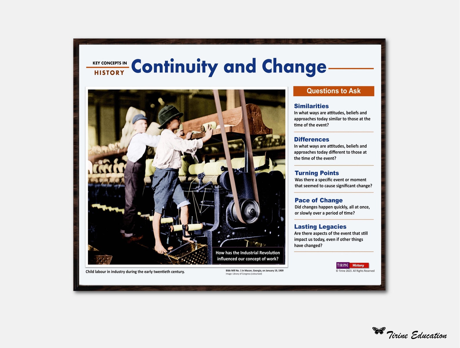 History Posters Set, Key Concepts in History, Educational Poster, High ...