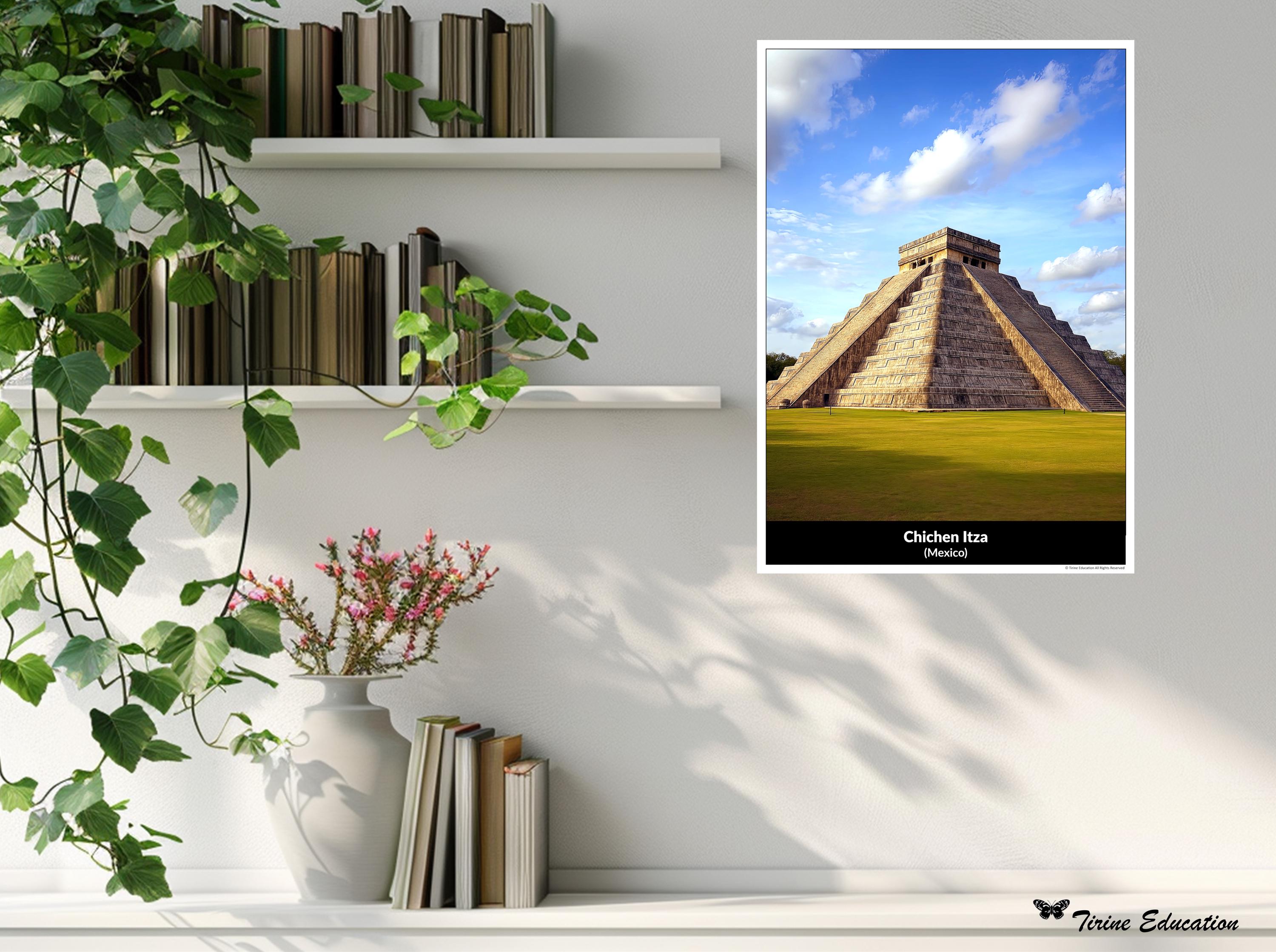 7 Wonders of the World Poster Set: Educational Classroom Art (digital ...