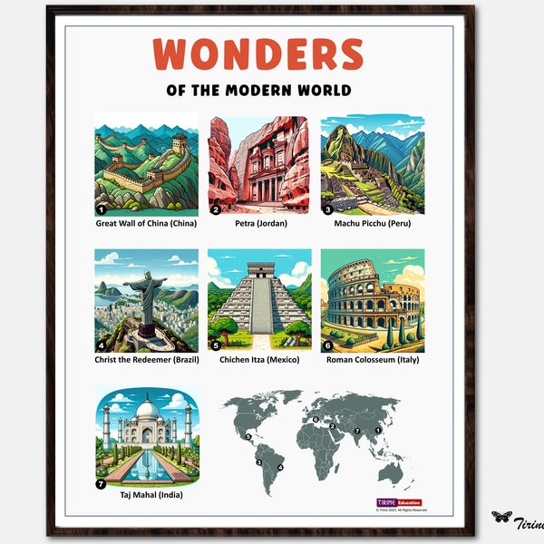 Wonders of the World - Etsy