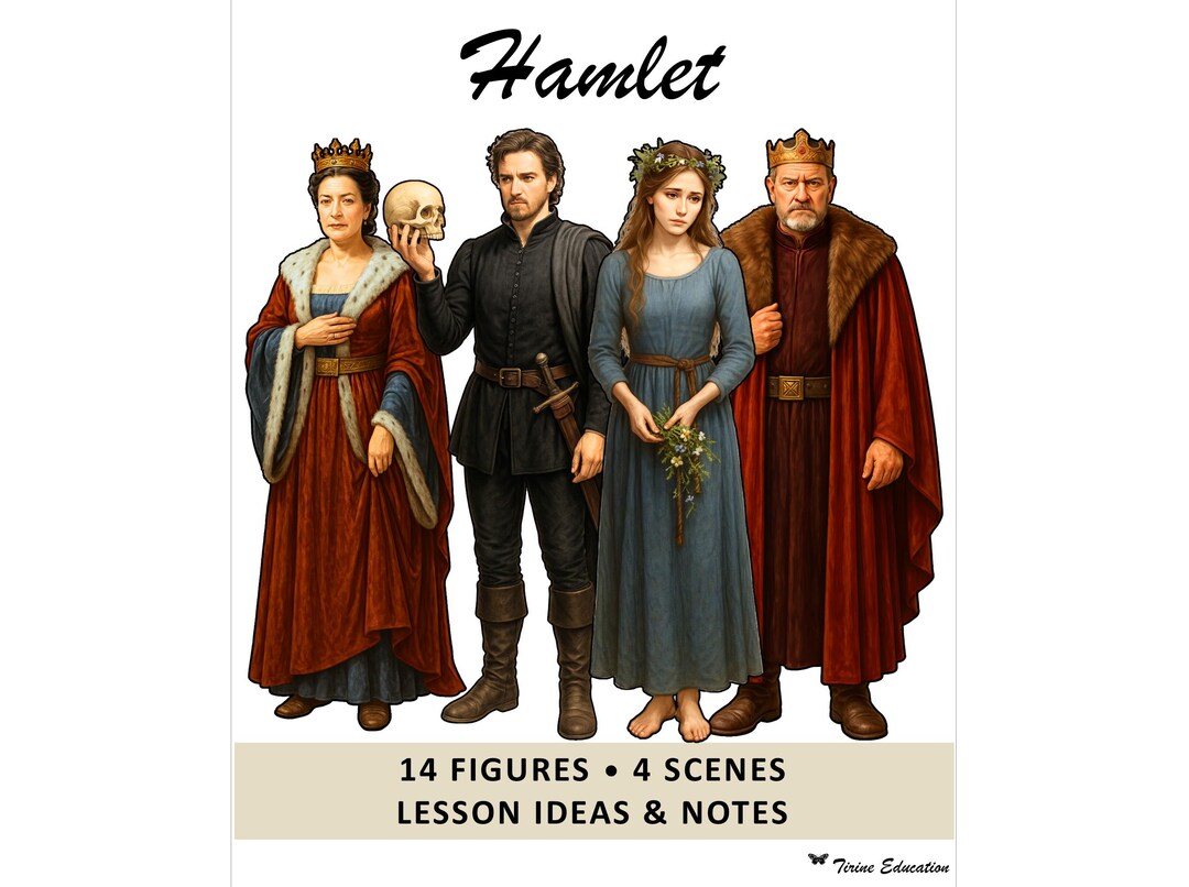 Hamlet Interactive Character Figures: Shakespeare Studies, English Teacher Resource (digital ...
