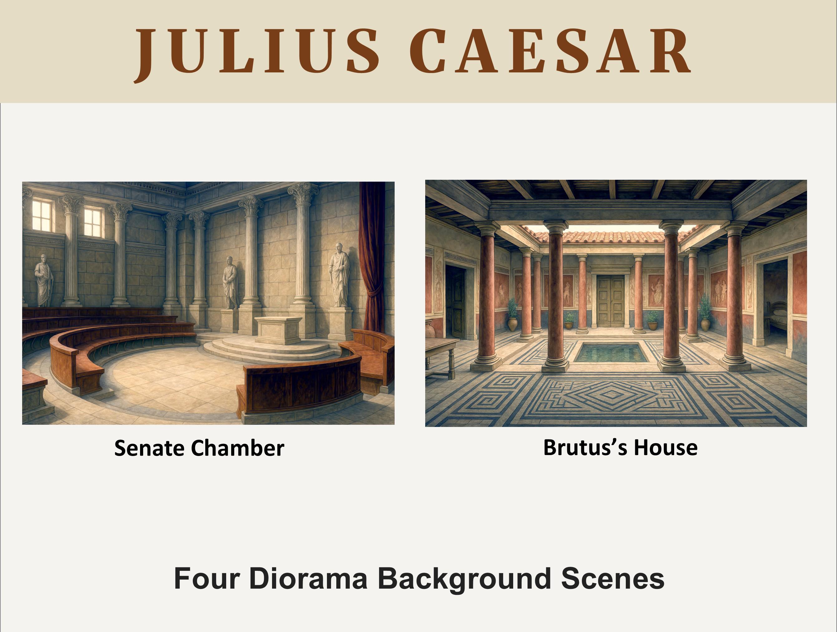 Julius Caesar Character Cut-outs for Classroom Teaching, Shakespeare ...
