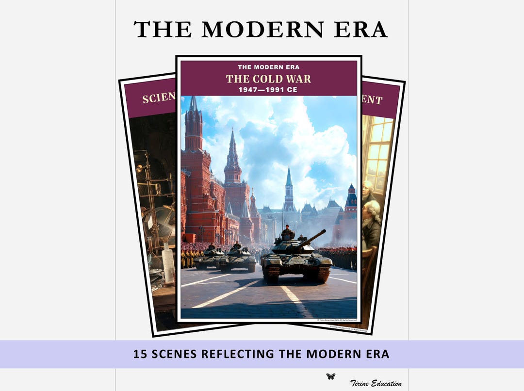 History Classroom Posters: the Modern Era, Eras and Periods, Middle and ...