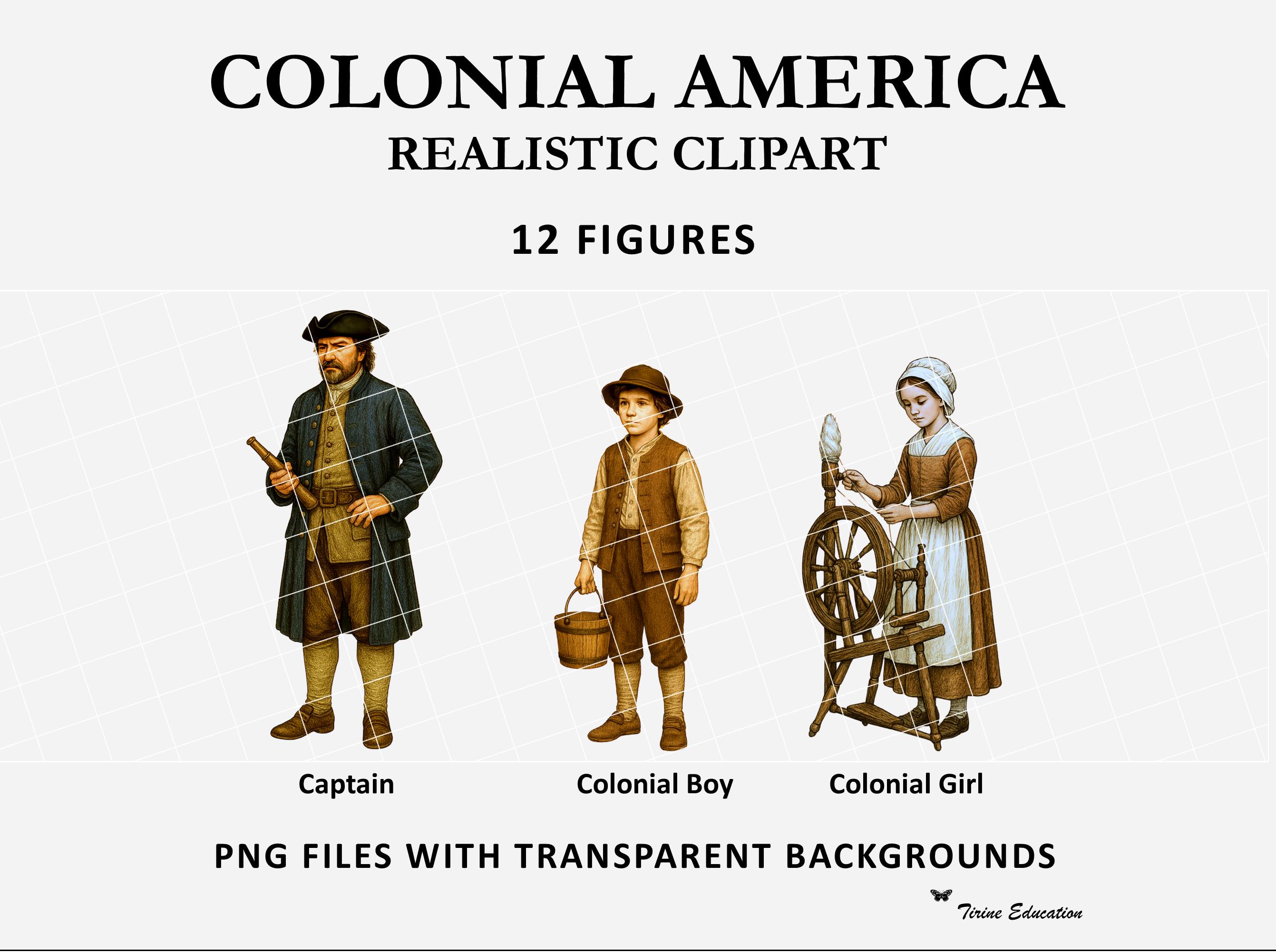 Colonial America Clipart & Worksheets: US History Teacher Resources ...