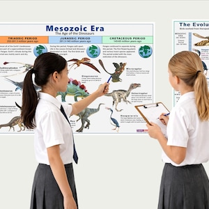 Evolution of Life Science Posters, Biology, Printable Middle & High ...