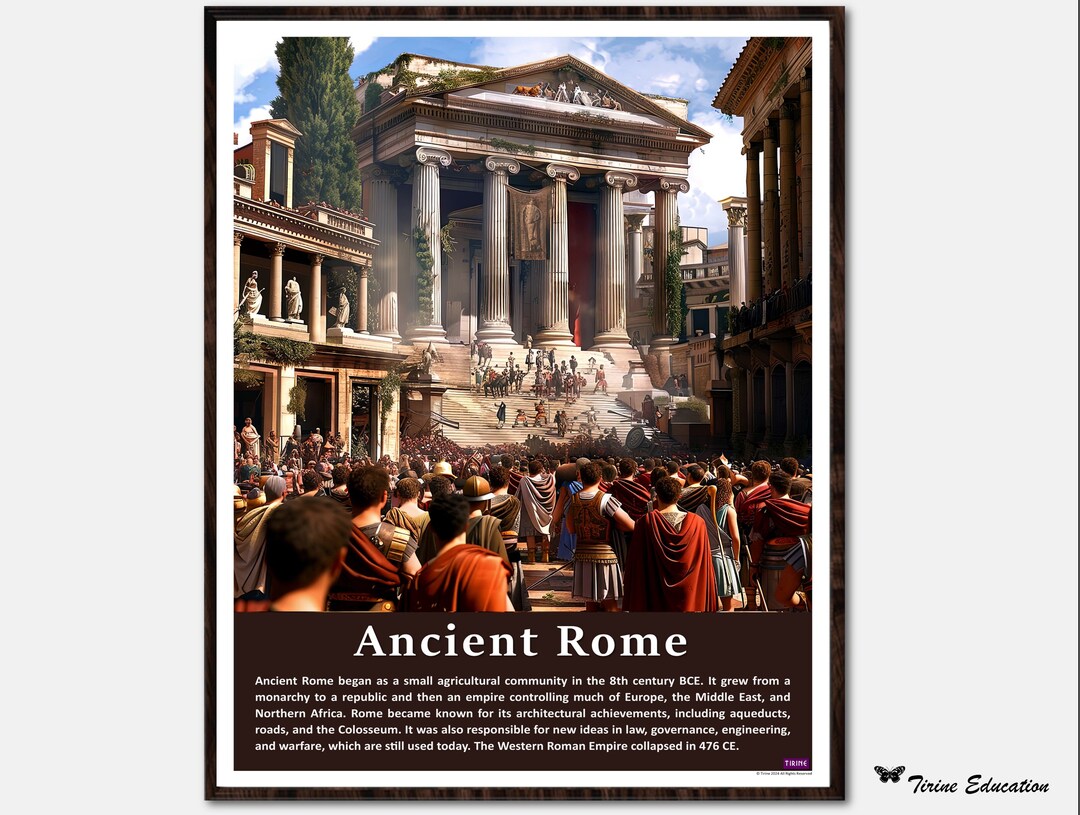 Ancient Civilisation Classroom Poster, Ancient Rome, Ancient History ...