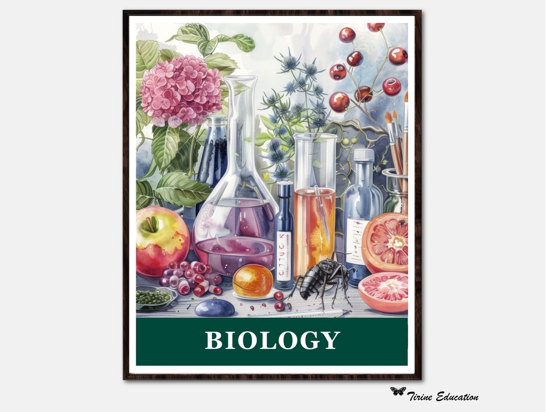 Biology Wall Art, Science Wall Art, Classroom Poster, Classroom Decor ...