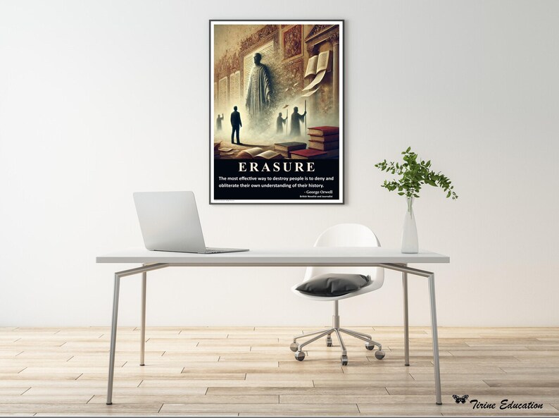 History Quote Poster, Printable, Digital, George Orwell, Middle or High ...