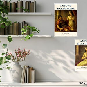 Antony and Cleopatra Plot Posters | Shakespeare | 12 Illustrated Scenes ...