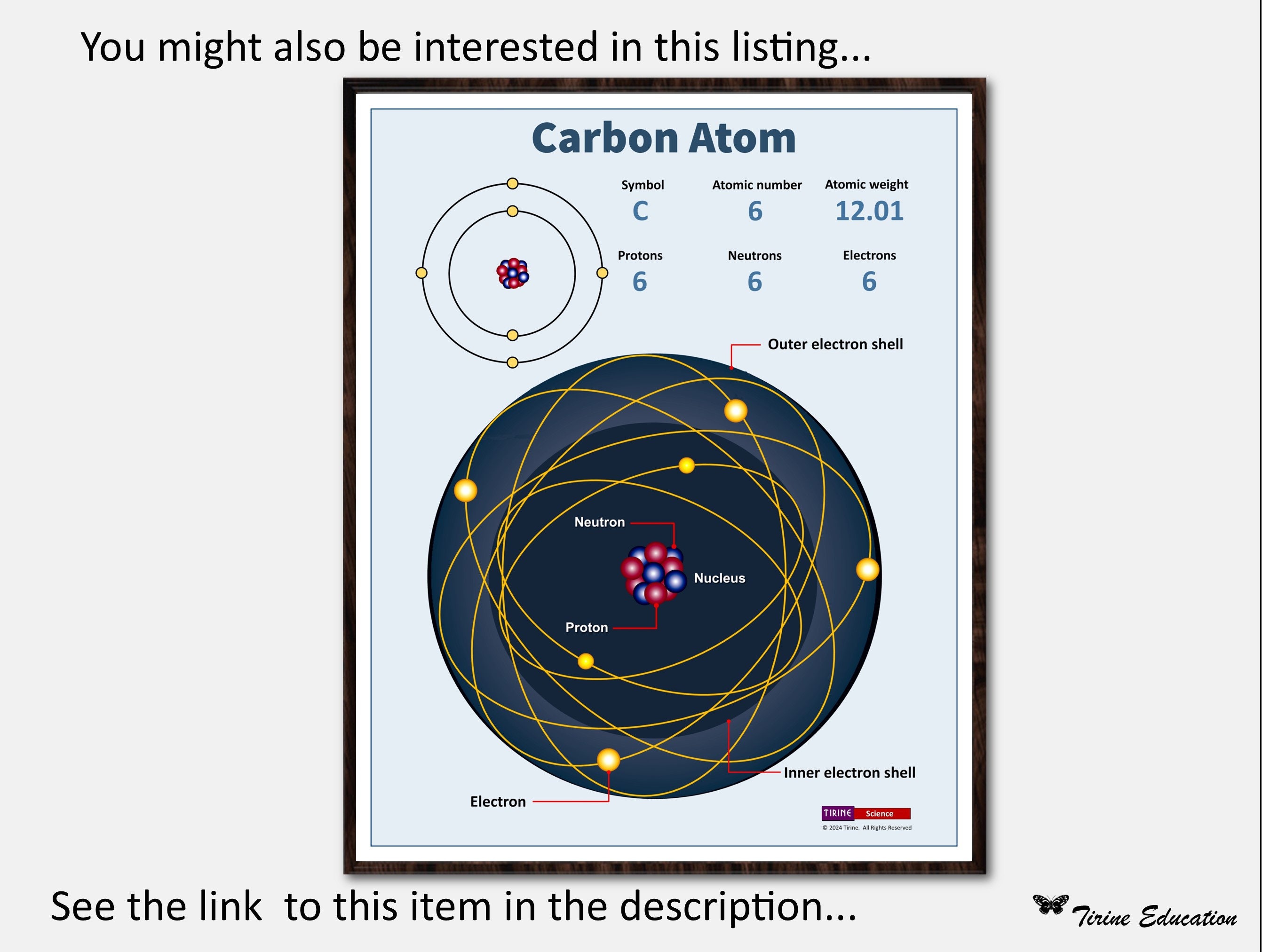 Elements Poster, Chemistry Science, Middle School, High School ...