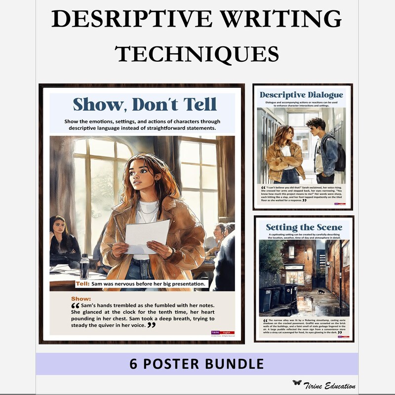 Writing Poster - Etsy