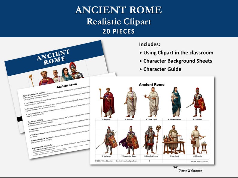 Ancient Rome Clipart: Ancient History Teaching Resource for Powerpoints ...