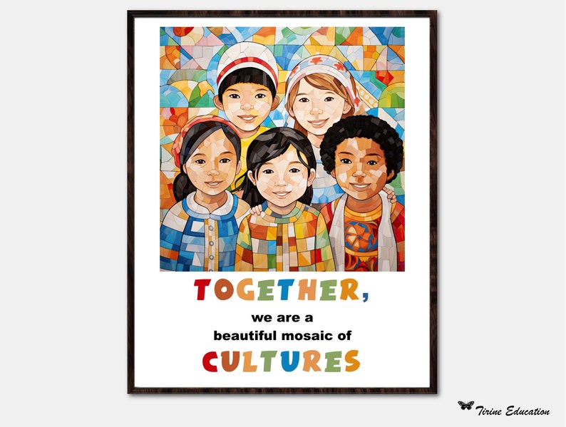 Diversity and Inclusion 8 Poster Set, Classroom Inclusiveness Posters ...