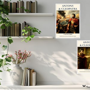 Antony and Cleopatra Plot Posters | Shakespeare | 12 Illustrated Scenes ...