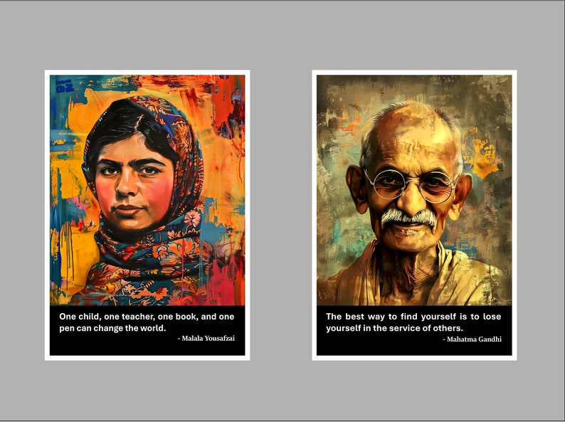 Inspirational Quotes by Inspirational People Vol. 2 8 Poster Bundle ...