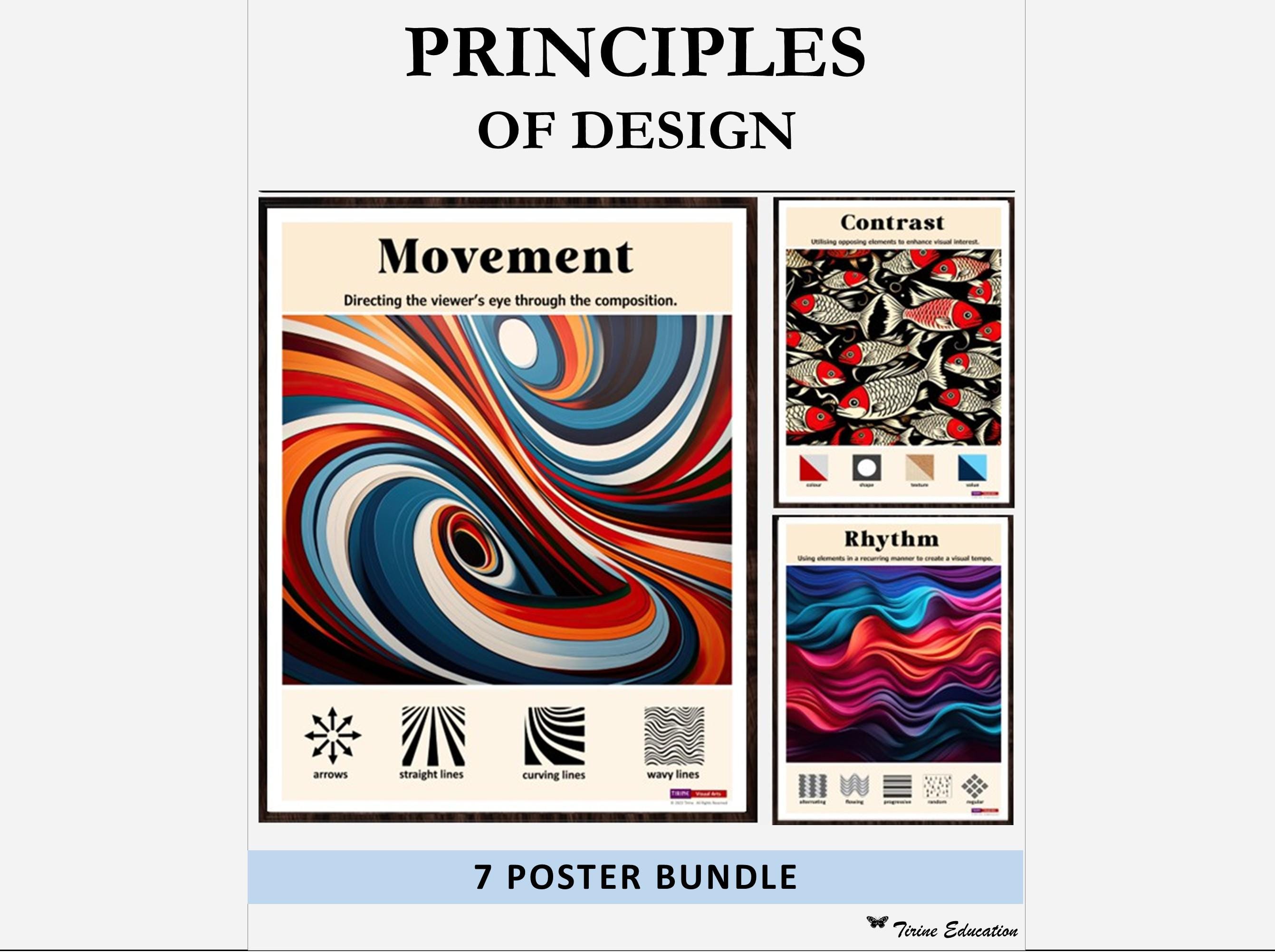 Principles Of Design Dog Poster