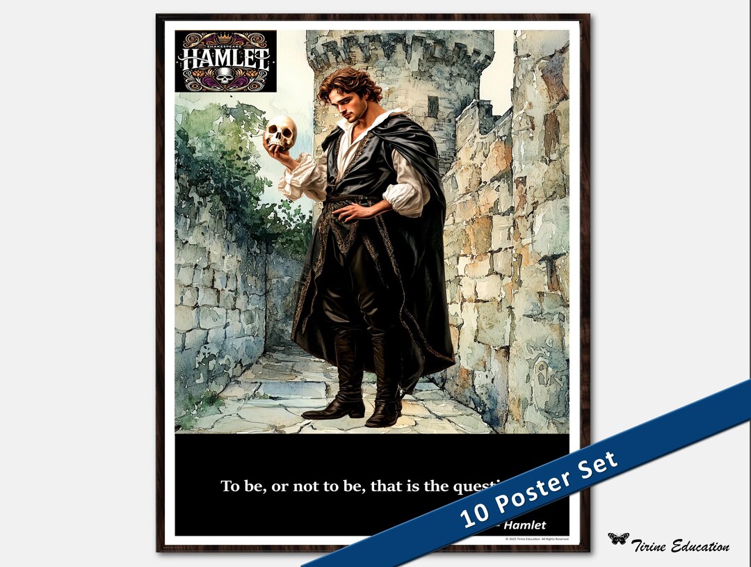 Literary Quotes Classroom Posters – Hamlet– Shakespeare – Digital ...