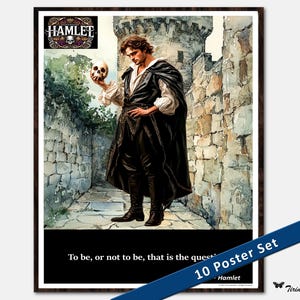 Literary Quotes Classroom Posters – Hamlet– Shakespeare – Digital ...