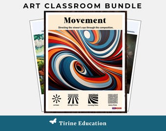 Elements of Art & Principles of Design Poster Set - Etsy UK
