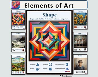 Elements of Art Posters - Etsy