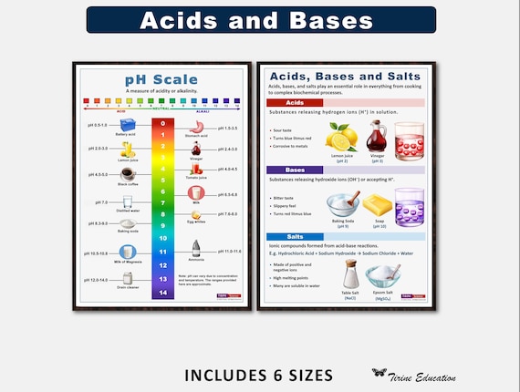 Acids And Bases Chart Home Acid Base Tutorial
