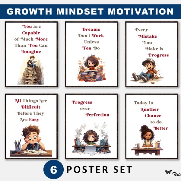 Growth Mindset Poster - Etsy