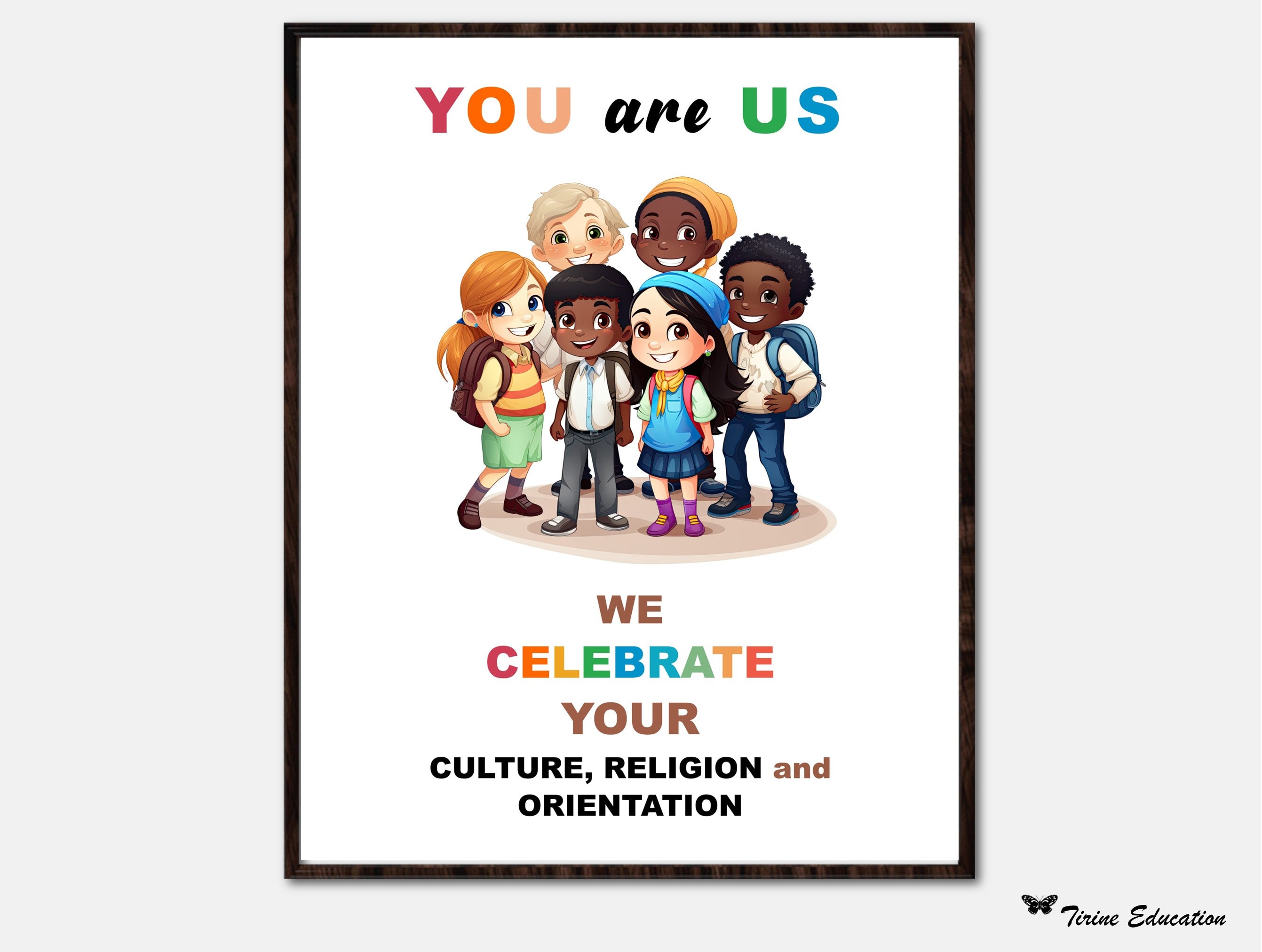 Diversity and Inclusion 8 Poster Set, Classroom Inclusiveness Posters ...