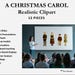 A Christmas Carol Clipart Set: Realistic Illustrations for Teachers and ...