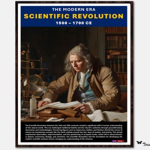 The Scientific Revolution History Poster, History Students, Historical ...
