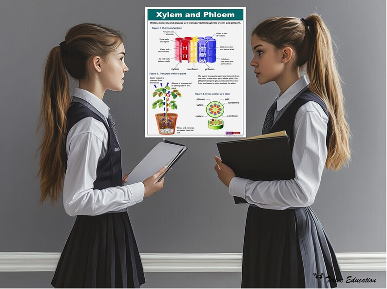 Xylem and Phloem Classroom Poster – Engaging Science Classroom Decor ...