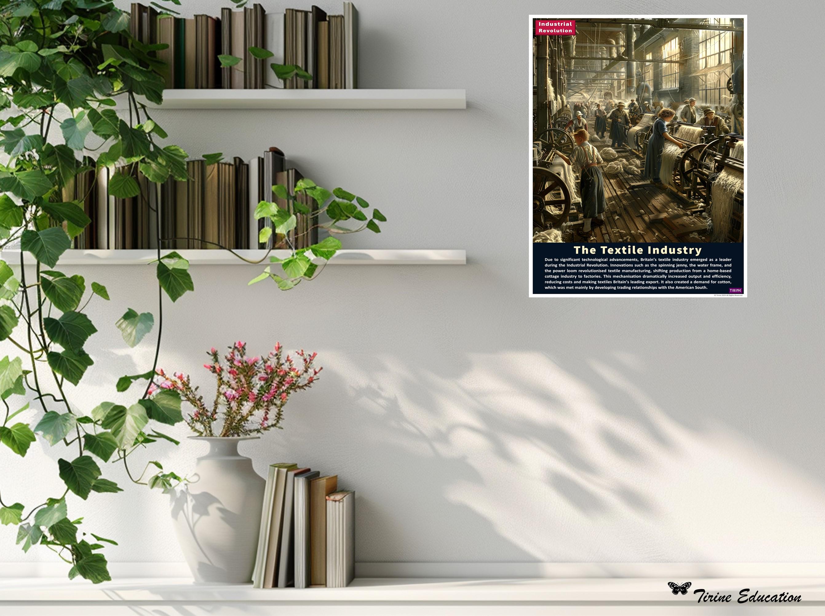 History Classroom Posters, Industrial Revolution, Middle and High ...