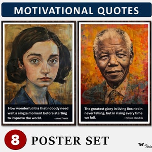 Inspirational Posters For Classroom Retro Remarkable Young People (set ...