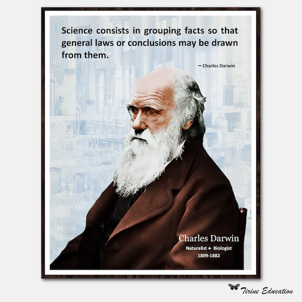 Charles Darwin - Etsy