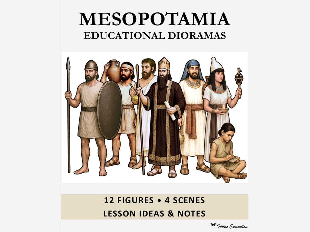 Ancient Mesopotamia Historical Figures Cutout Set, Classroom Teaching ...
