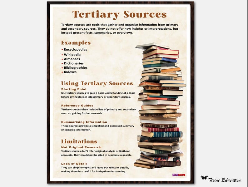 History Sources Poster Set, History Classroom, Primary Sources ...